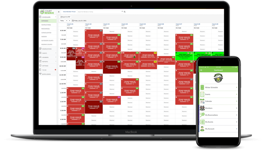 Court Reservation Software - Court Reserve