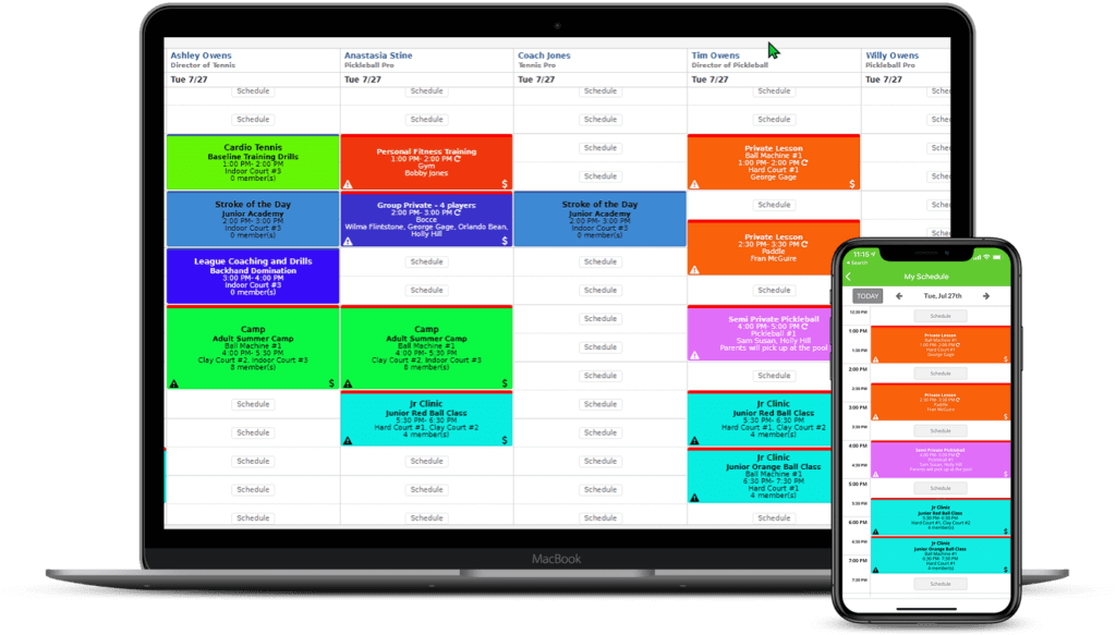Court Reservation Software + Full Club Management
