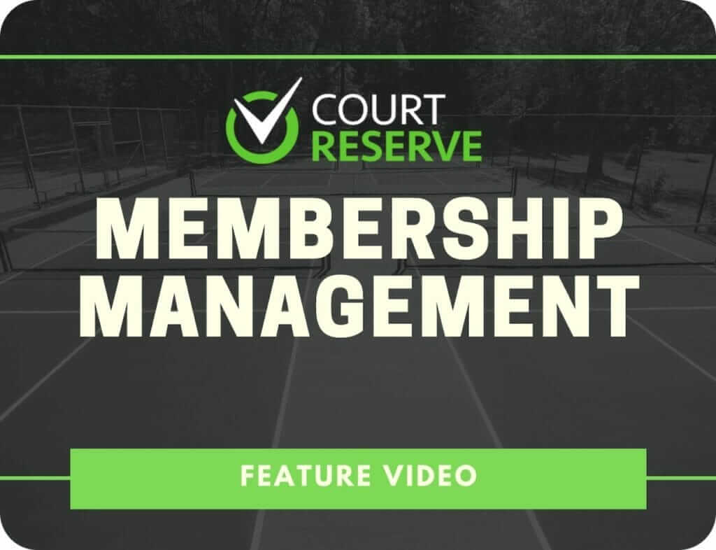Club Membership Management System | CourtReserve