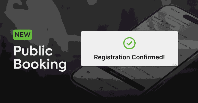 Now Available: Public Booking for Pickleball & Tennis Clubs